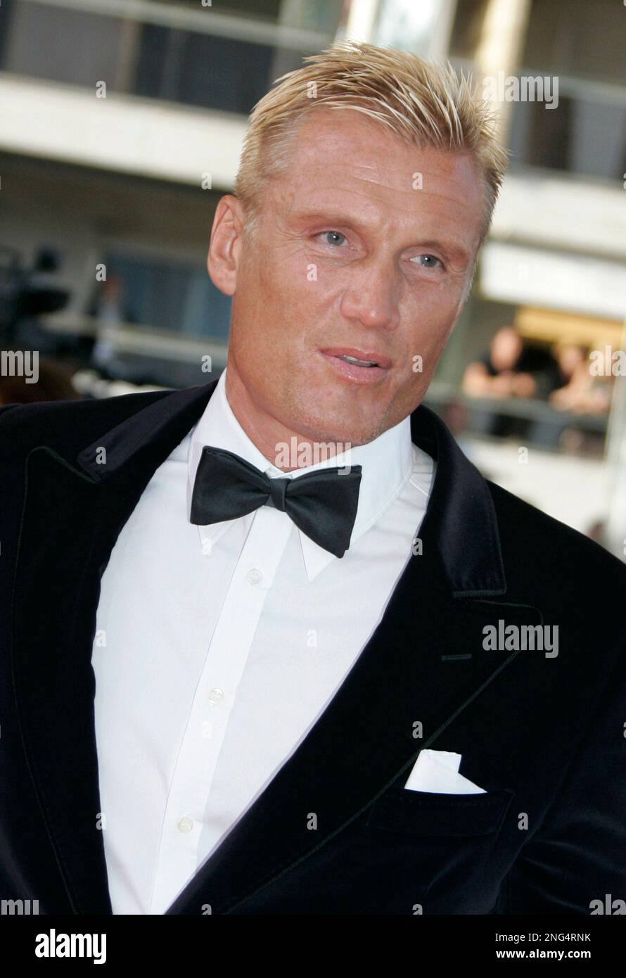 Swedish actor Dolph Lundgren arrives for the screening of the film ...