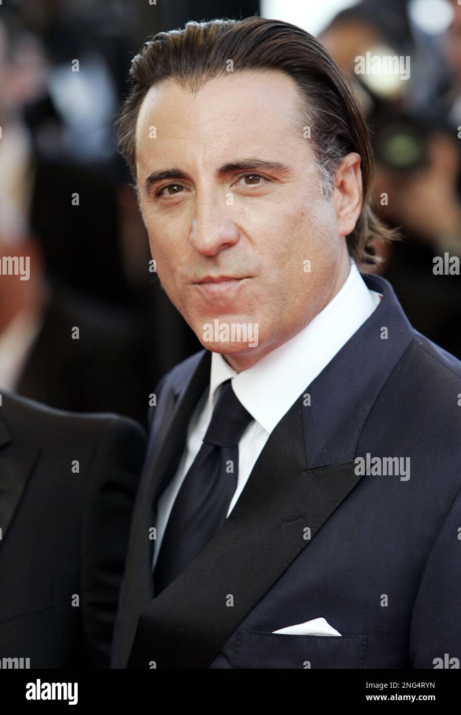 American actor Andy Garcia arrives for the screening of the film "Ocean ...