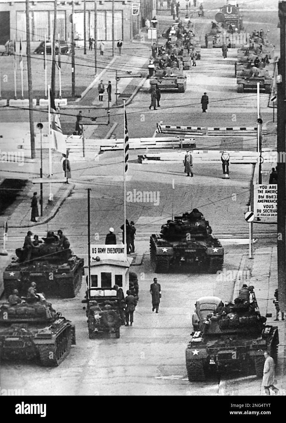 Tank Standoff At Checkpoint Charlie at Brodie Hannell blog