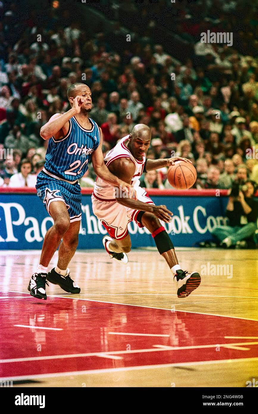 Basketball NBA Michael Jordan, Chicago Bulls in 1995 Stock Photo - Alamy