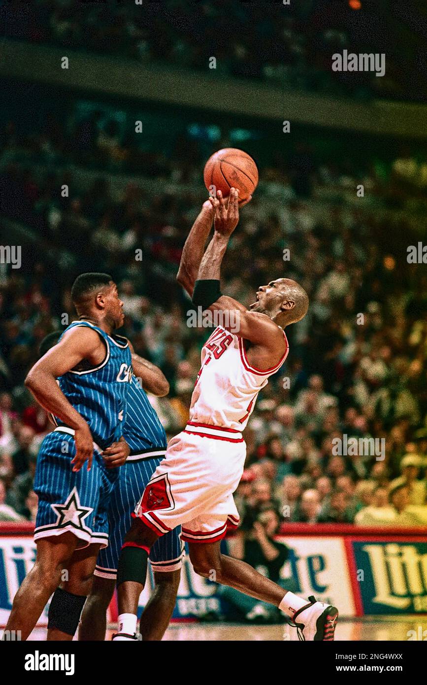 Basketball NBA Michael Jordan, Chicago Bulls in 1995 Stock Photo - Alamy