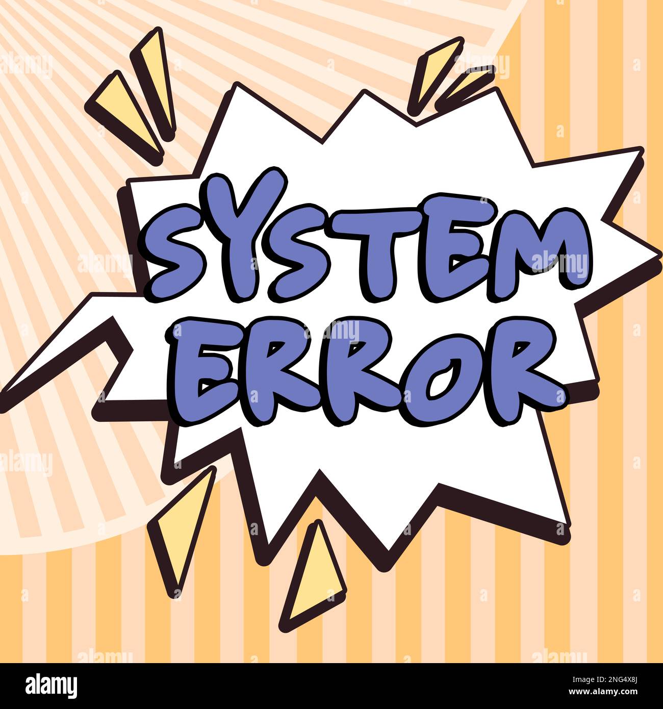 Hand writing sign System Error. Business overview Technological failure ...