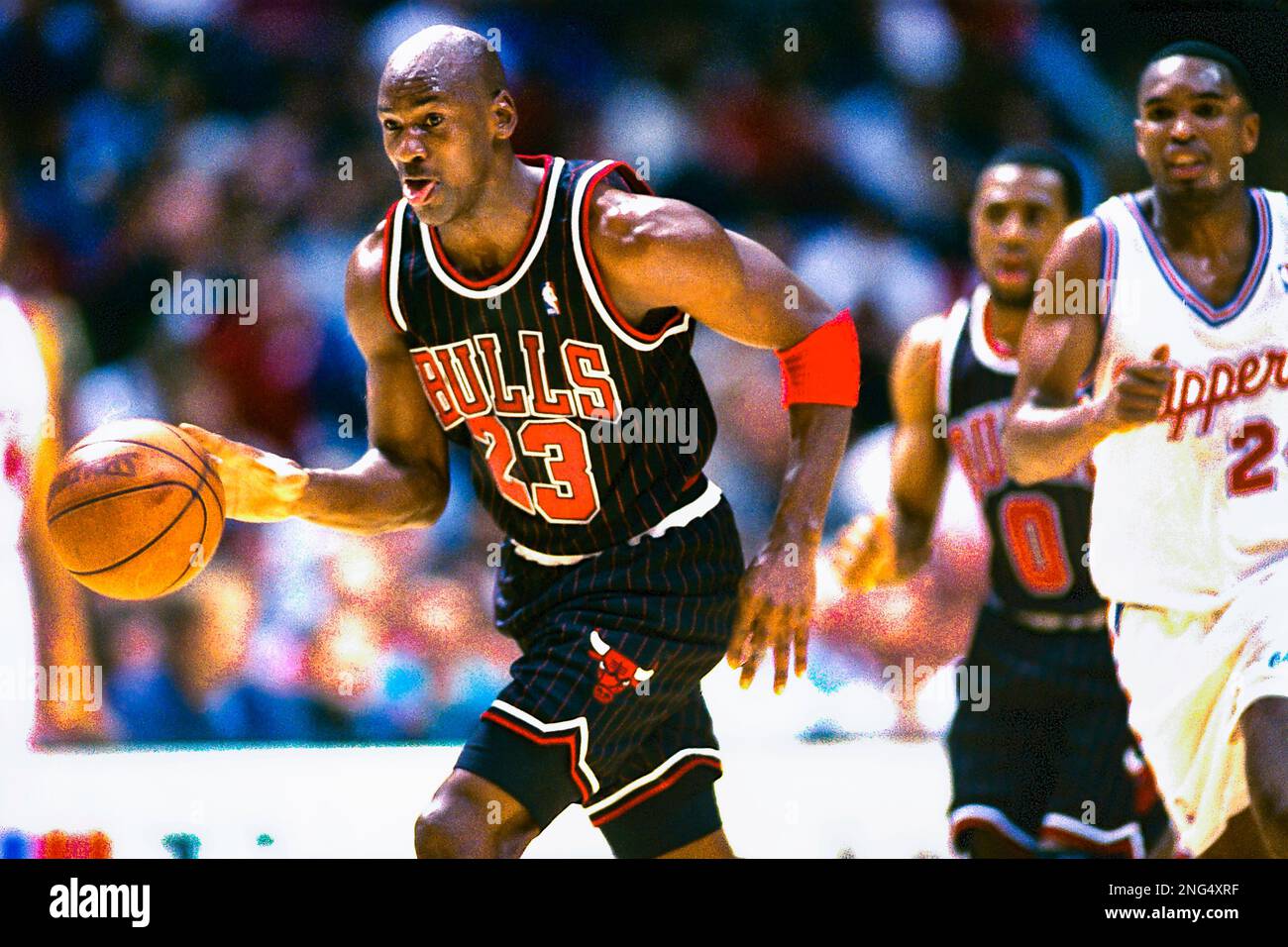 Basketball NBA Michael Jordan, Chicago Bulls in 1995 Stock Photo - Alamy