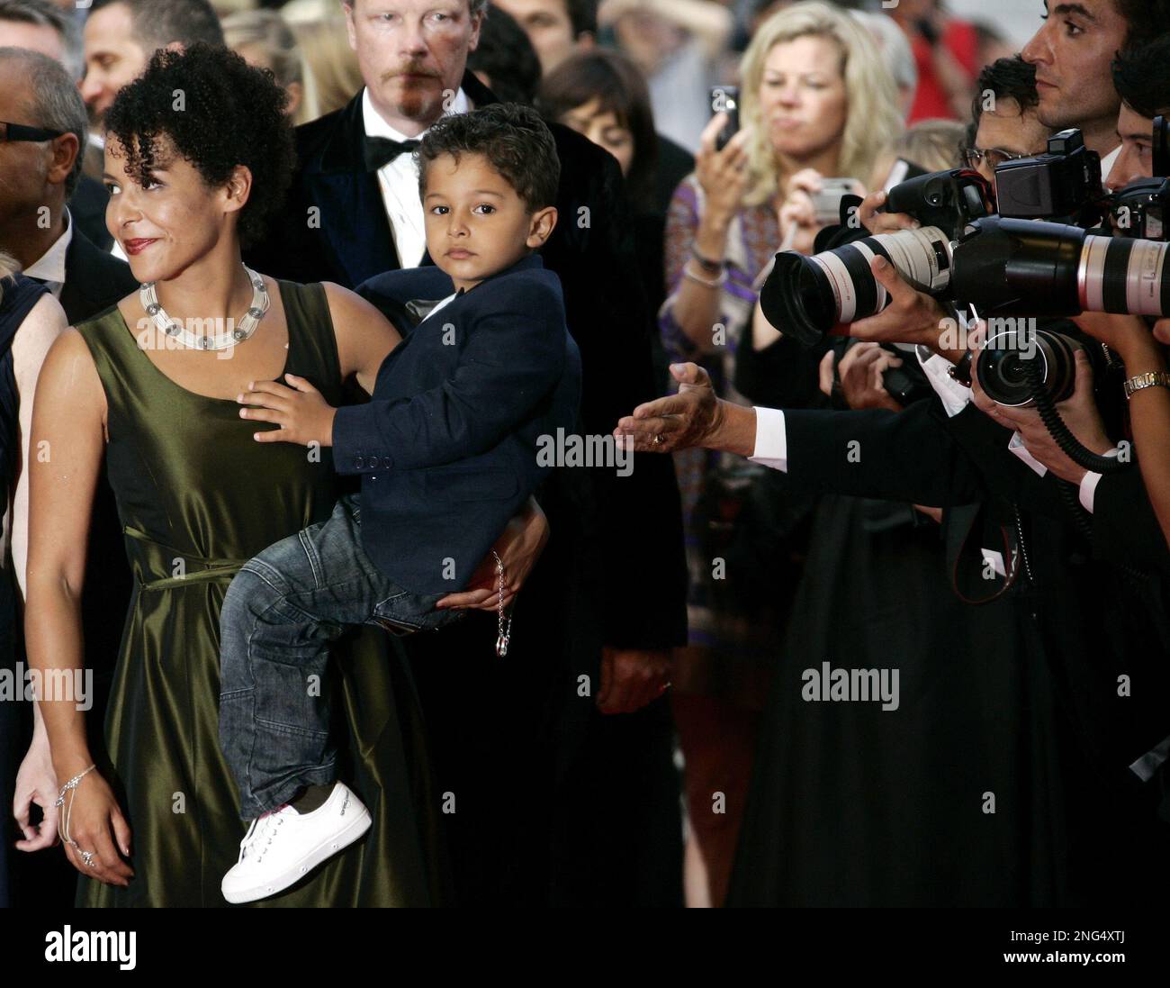 French author Mariane Pearl and her son Adam Pearl, family of slain ...