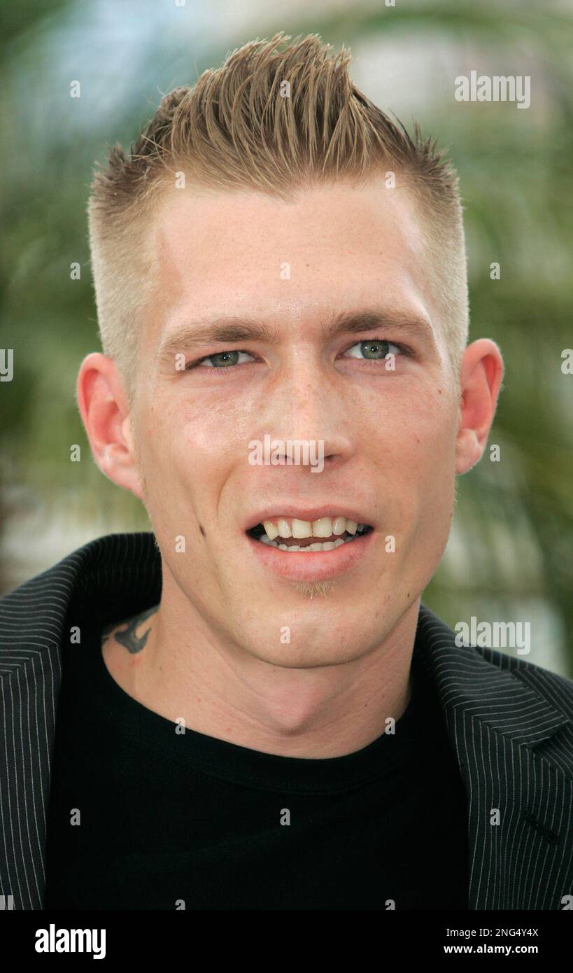 Austrian actor Paul Hoffmann poses during a photo call for the film ...