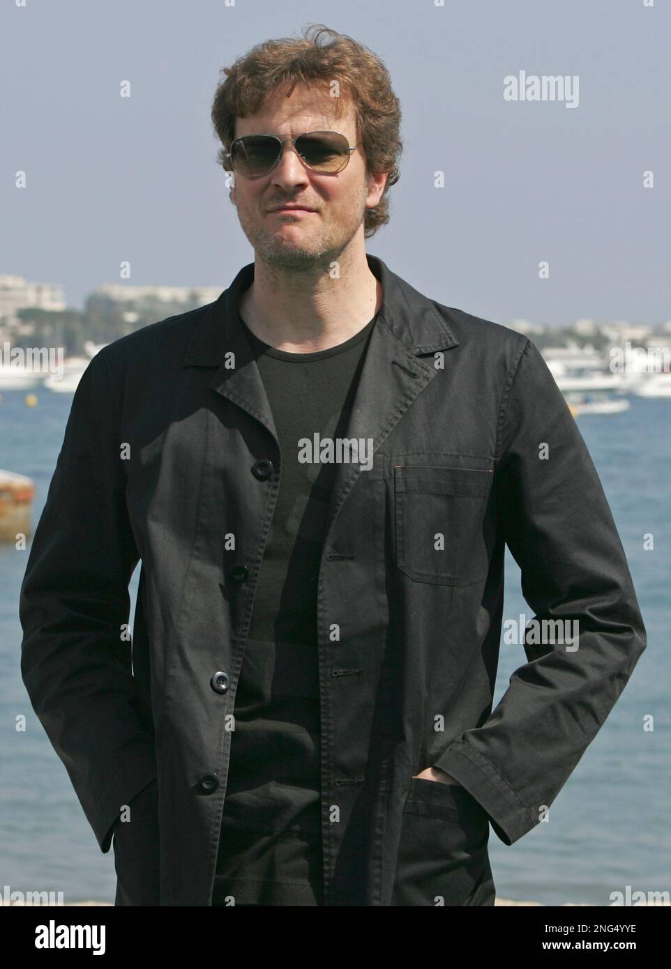 British actors Colin Firth poses during a photo call for the film "St ...