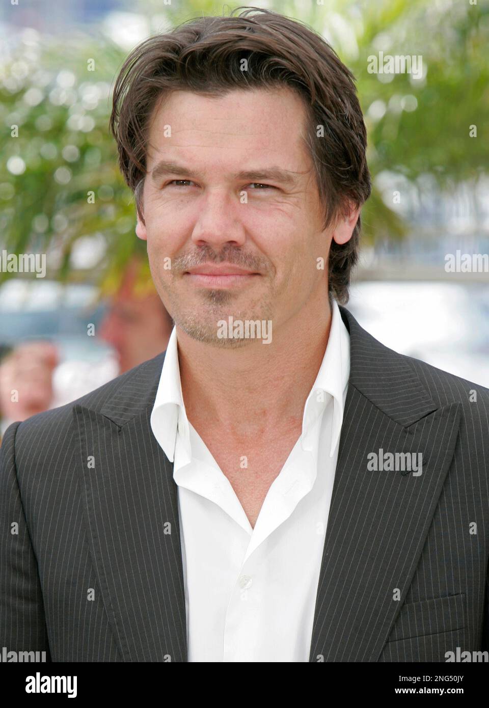 American actor Josh Brolin poses during a photo call for the film "No ...