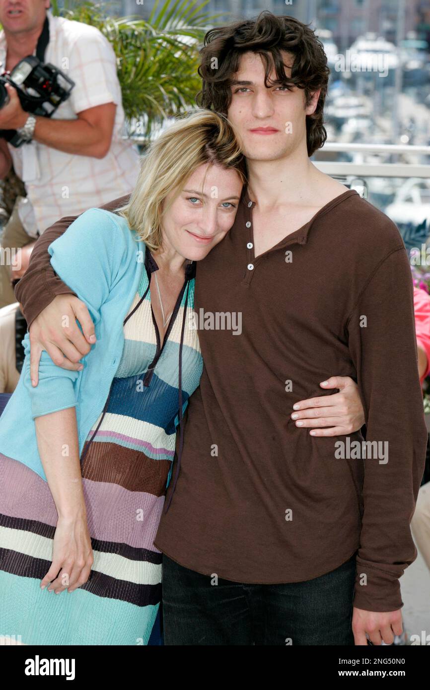 Italian director Valeria Bruni-Tedeschi, left, and French actor Louis ...