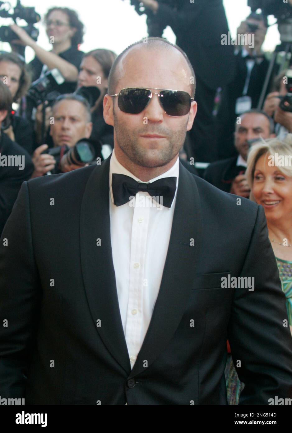 British actor Jason Statham arrives for the screening of the film "Les ...