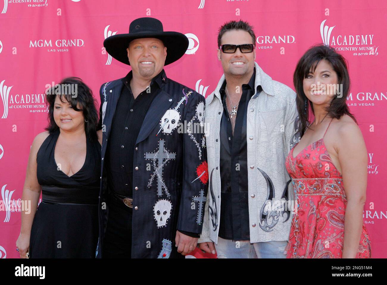Tracy Montgomery,left, Eddie Montgomery, Troy Gentry and Angie Gentry ...