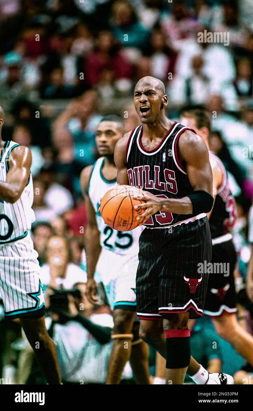 Basketball NBA Michael Jordan, Chicago Bulls in 1995 Stock Photo - Alamy