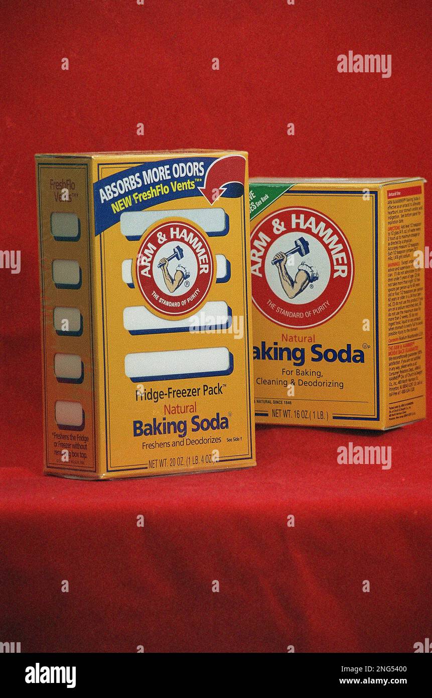 Arm & Hammer Baking soda boxes are shown in this undated photo. The ...