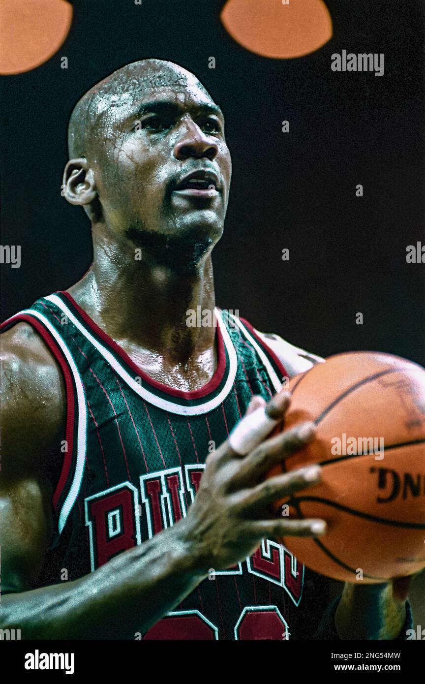 Basketball NBA Michael Jordan, Chicago Bulls in 1995 Stock Photo - Alamy