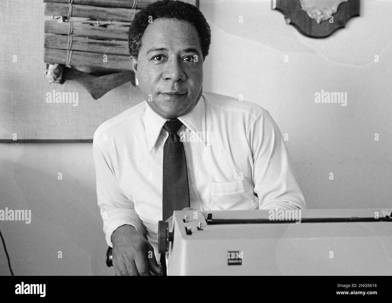 Writer Alex Haley, who traced his family back to Africa through a great ...