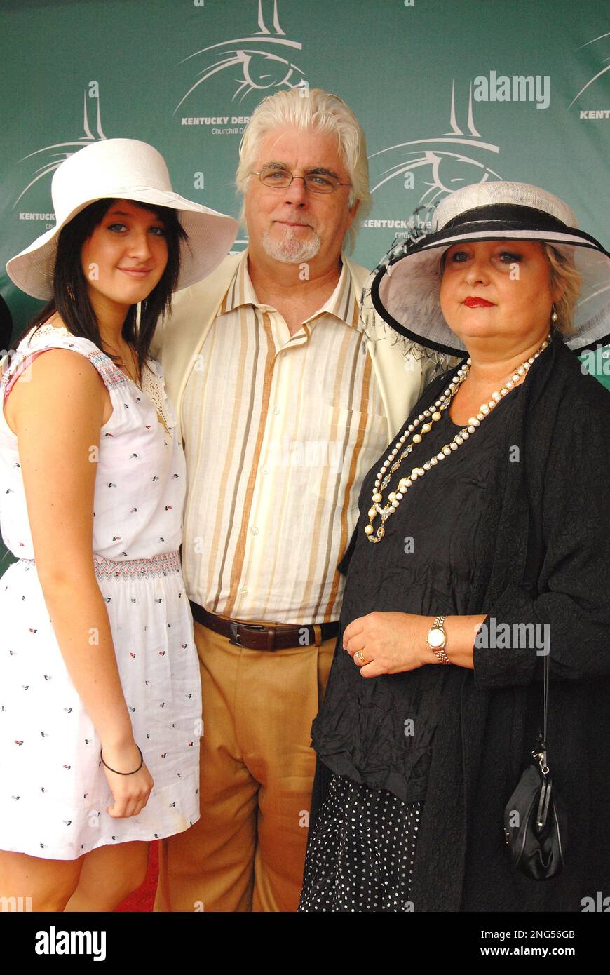 Michael McDonald, his wife Amy and his daughter Scarlett arrive at the ...