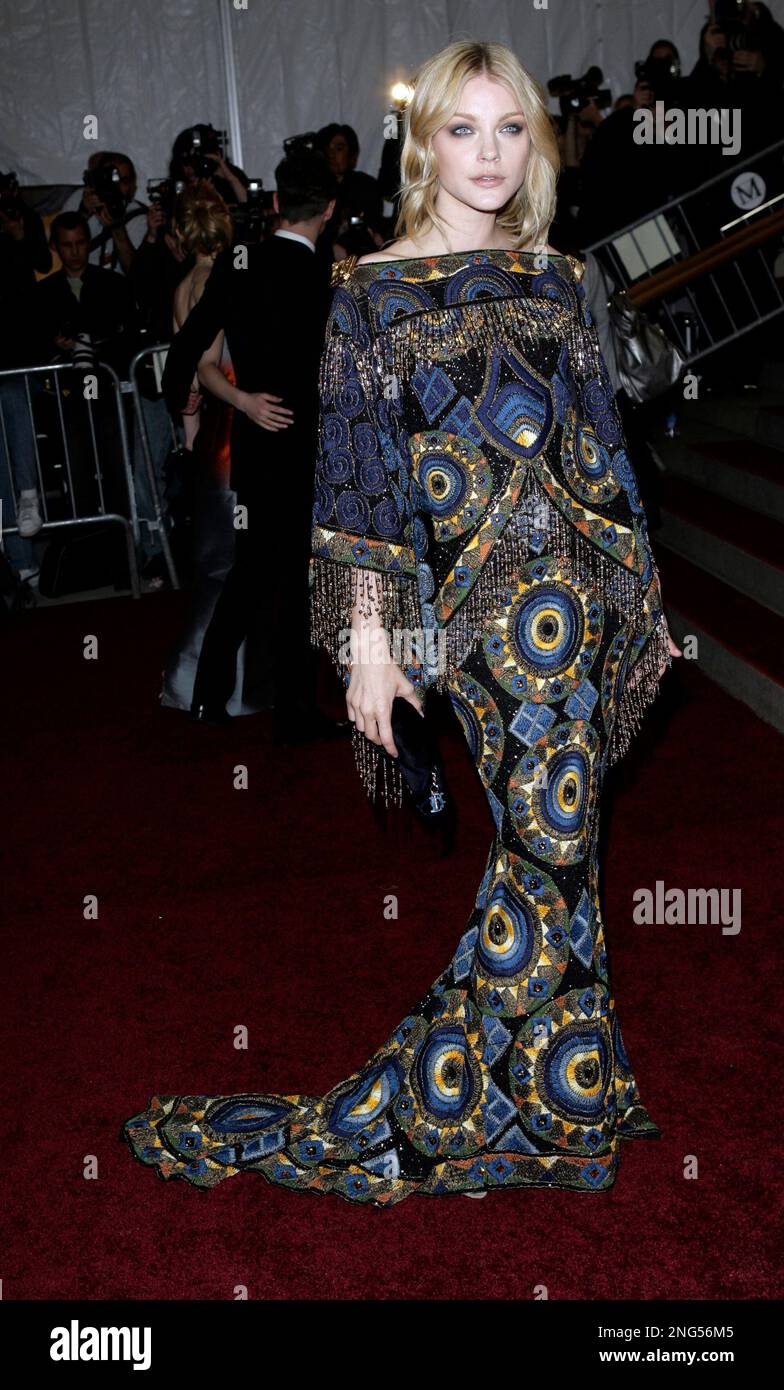Jessica Stam attends the Costume Institute Gala's "Poiret: King of ...
