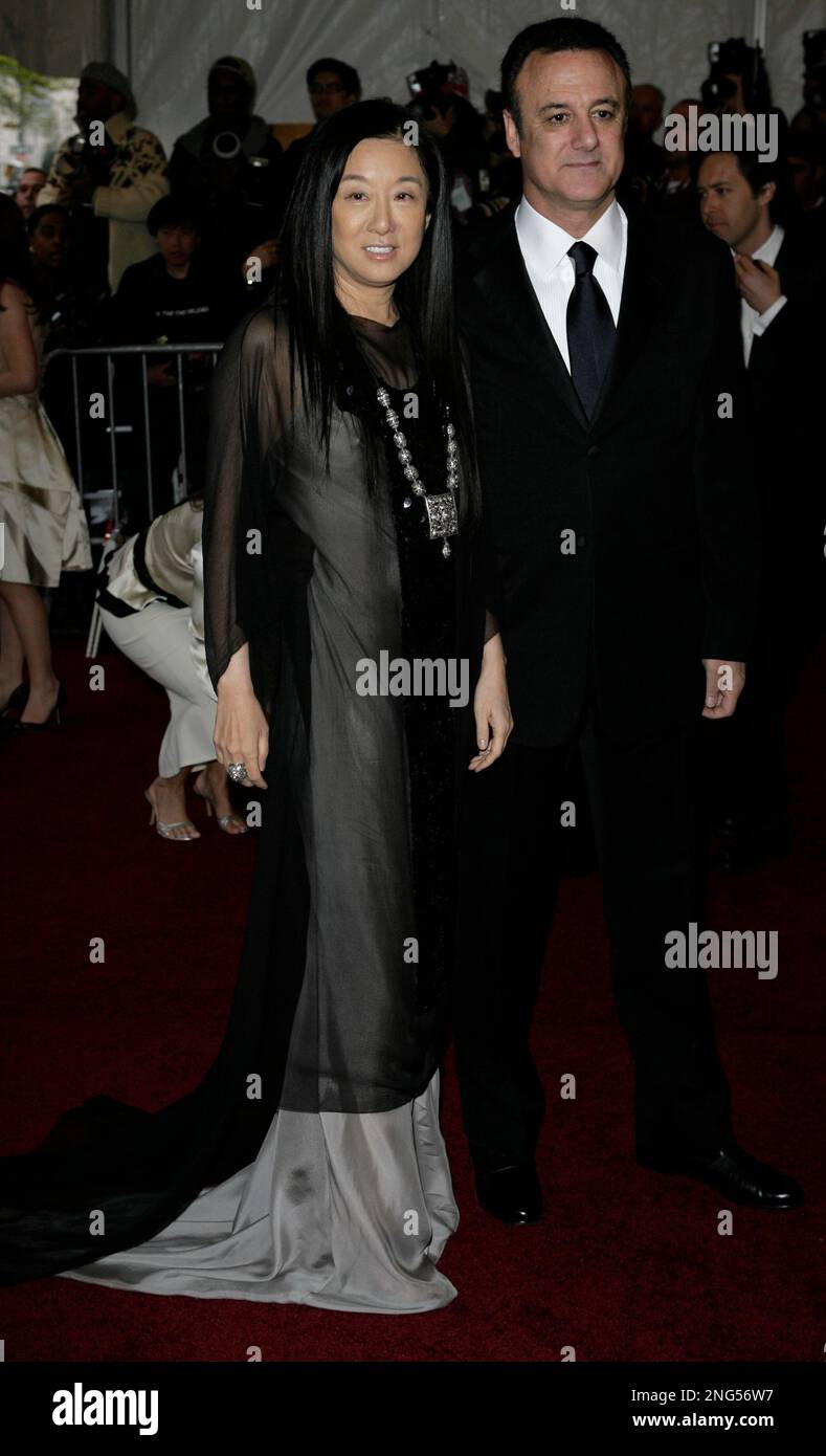 Designer Vera Wang and guest attends the Costume Institute Gala's ...