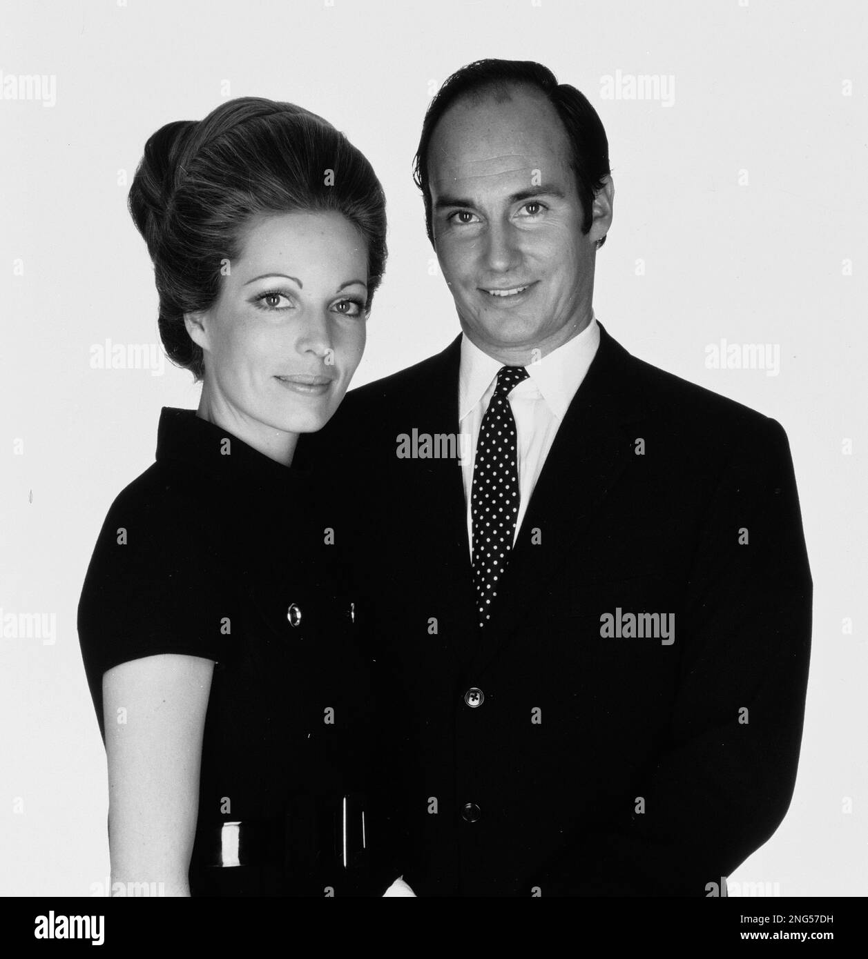 Karim Aga Khan, spiritual leader of Ismaili Muslims, and his fiancee ...