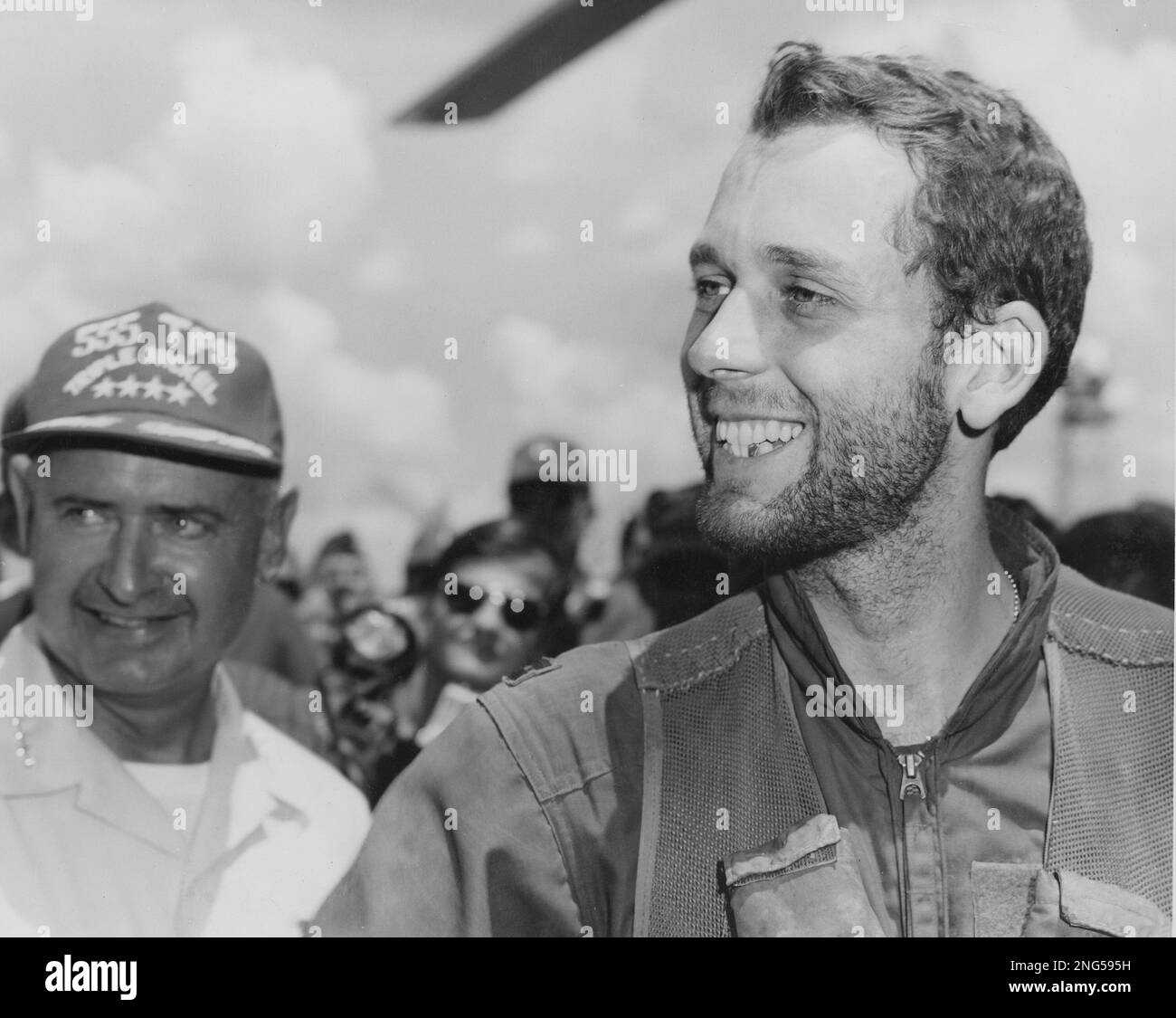 In this image provided by the U.S. Air Force, U.S. Air Force Capt ...