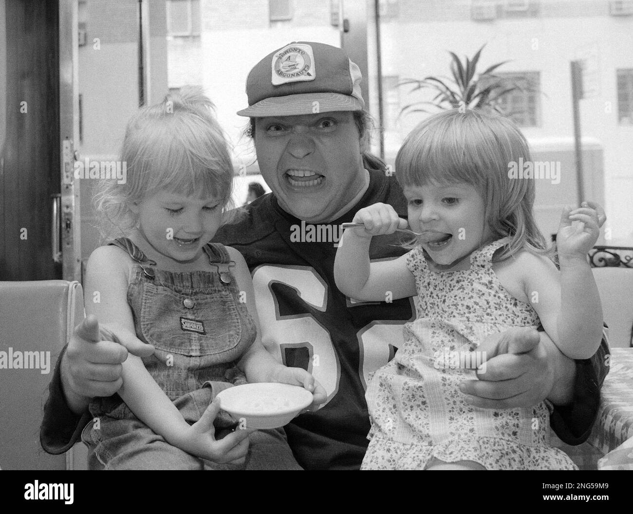 Rock star Meat Loaf is seen with his daughter Pearl Aday, left, and ...