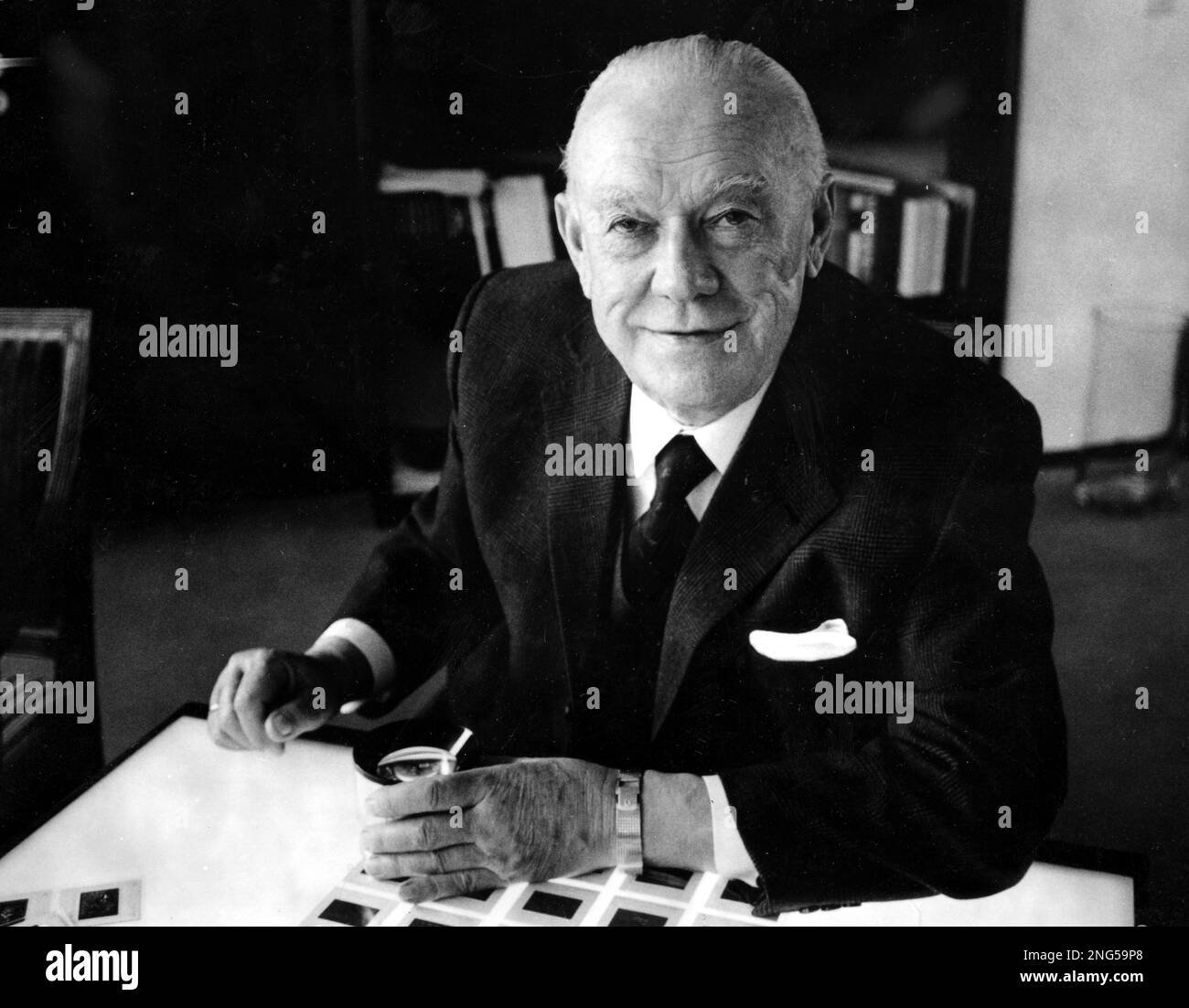 Undated portrait of one of Europe's leading publisher, Senator Dr ...