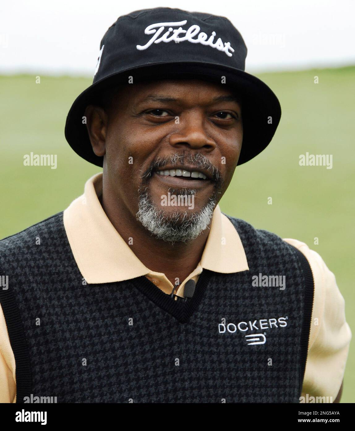 Actor Samuel L. Jackson poses on the green at the 9th annual Michael ...