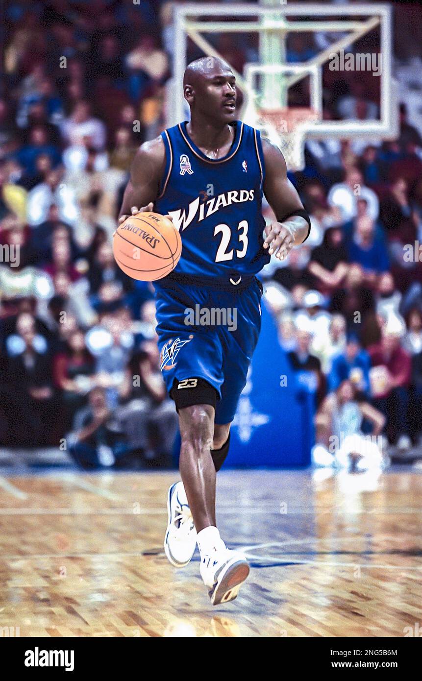 Basketball NBA Michael Jordan, Wahington Wizards in 200 Stock Photo - Alamy