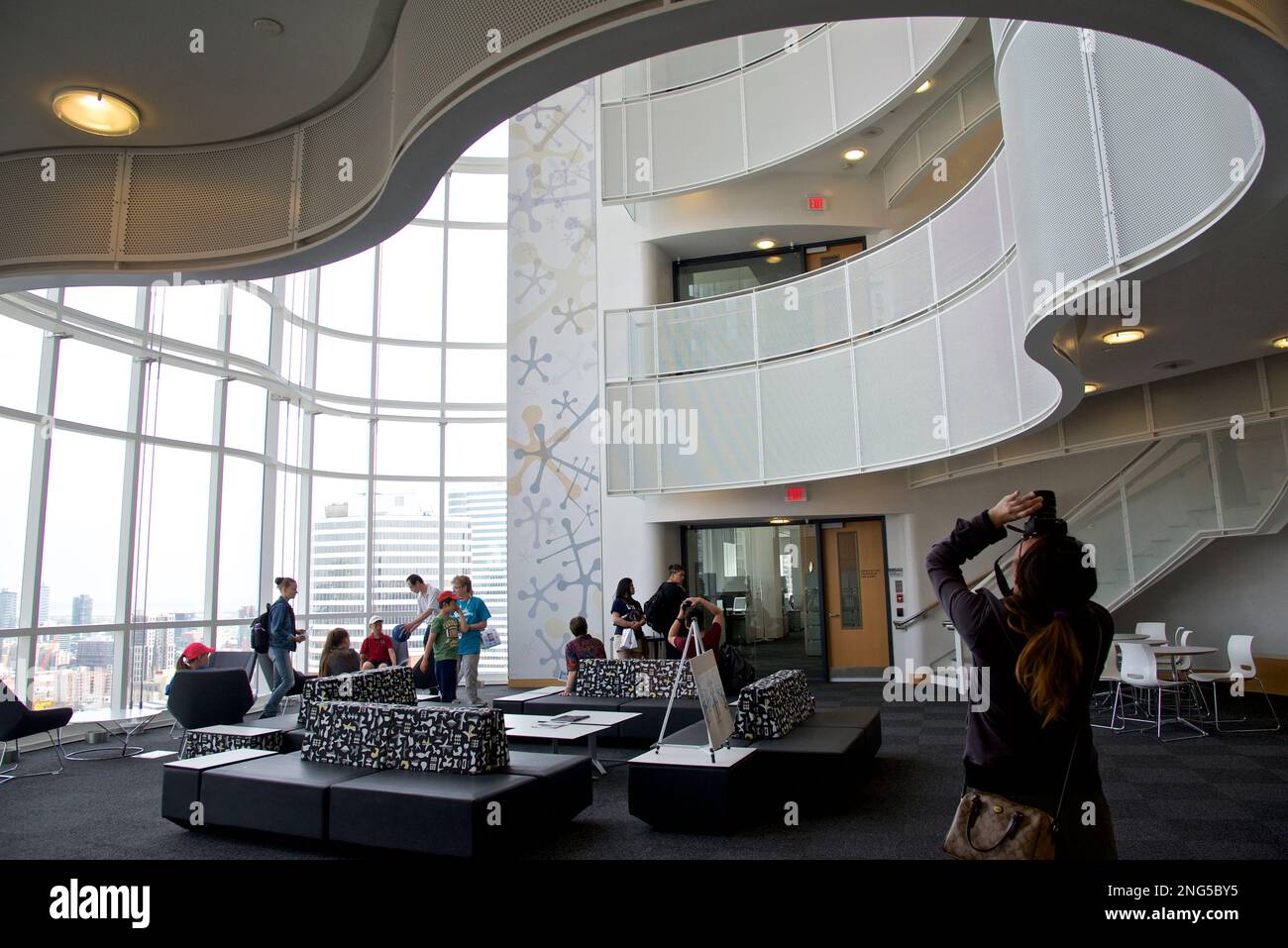 Toronto, Ontario / Canada - May 24, 2015: Interior of Contemporary ...