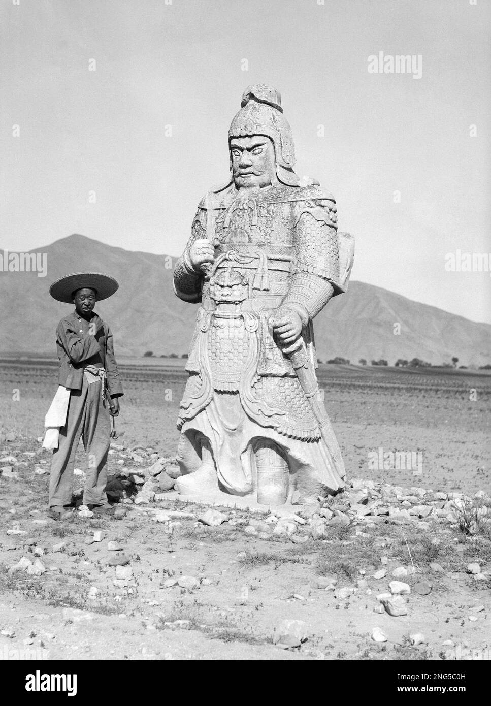 All that remains of the once proud "avenue of spirits", leading to the ...