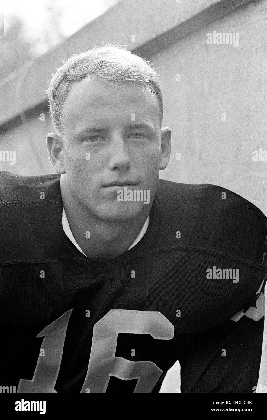Carl Stichweh (16) quarterback with the Army football team, shown ...