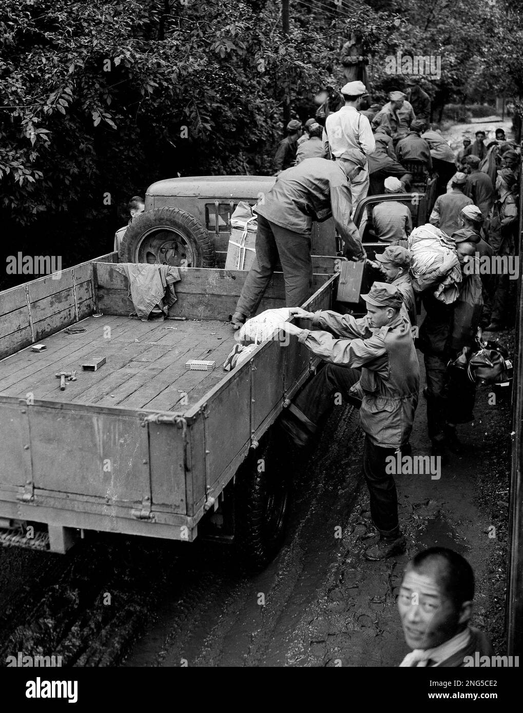Navy and Army fliers who were shot down and held as prisoners by the ...