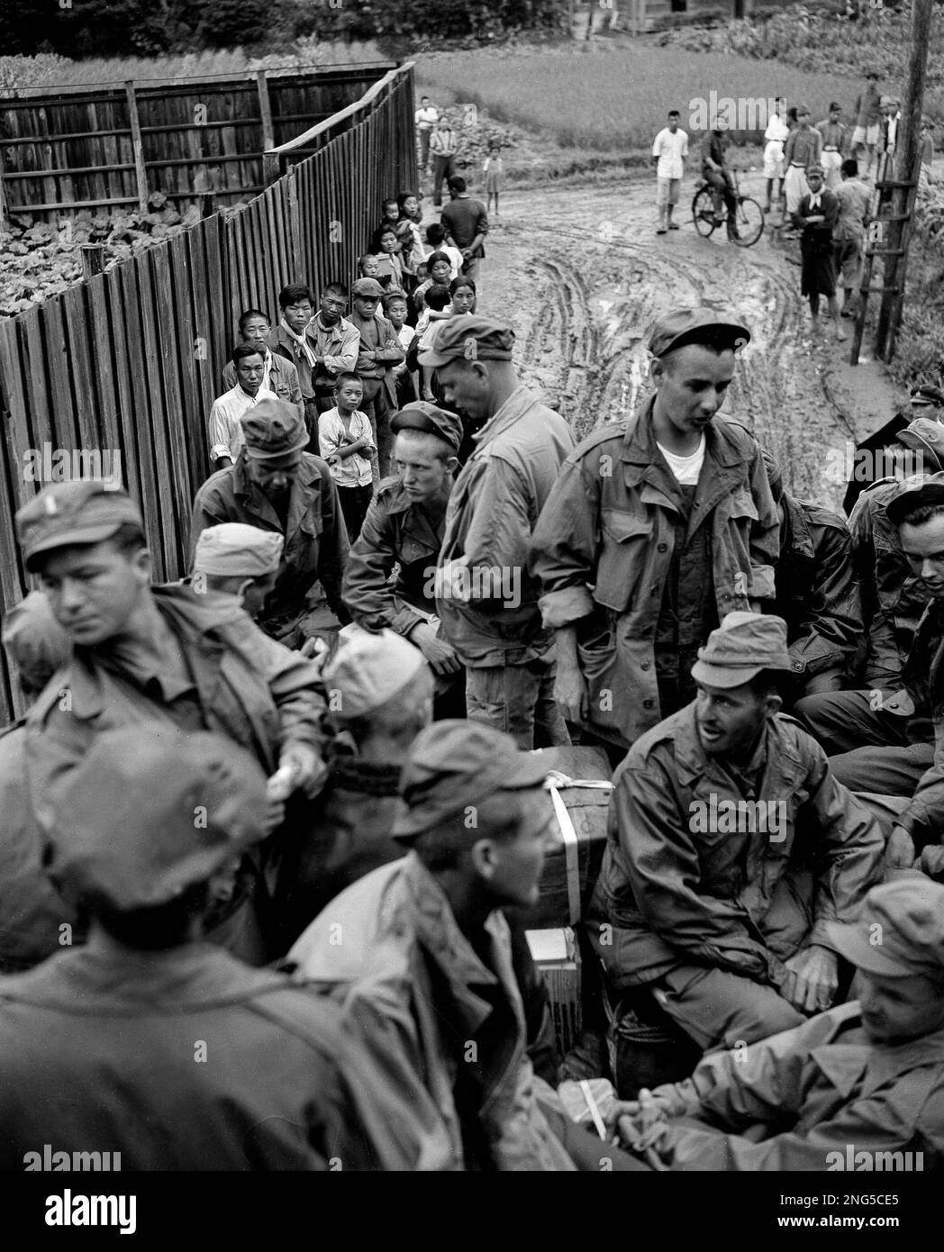 Navy and Army fliers who were shot down and held as prisoners by the ...