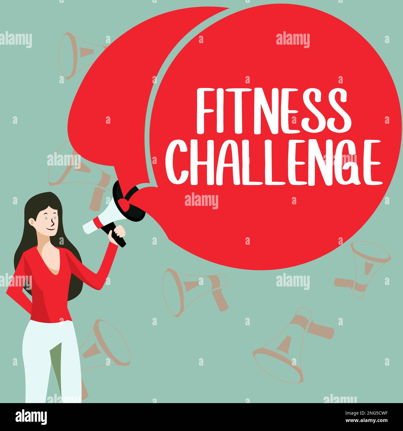 Text showing inspiration Fitness Challenge. Conceptual photo condition ...