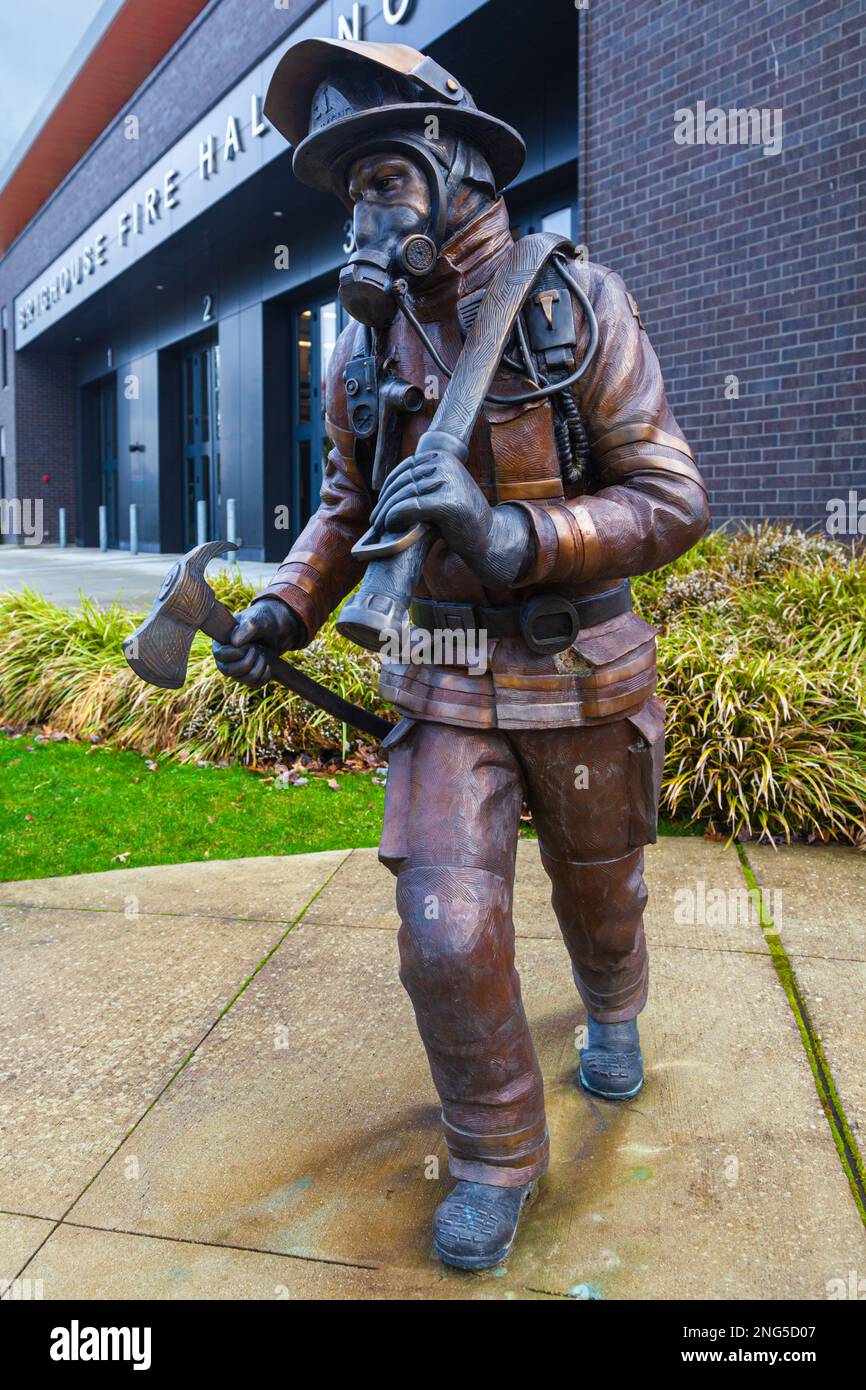 Canadian firefighter helmet hi-res stock photography and images - Alamy