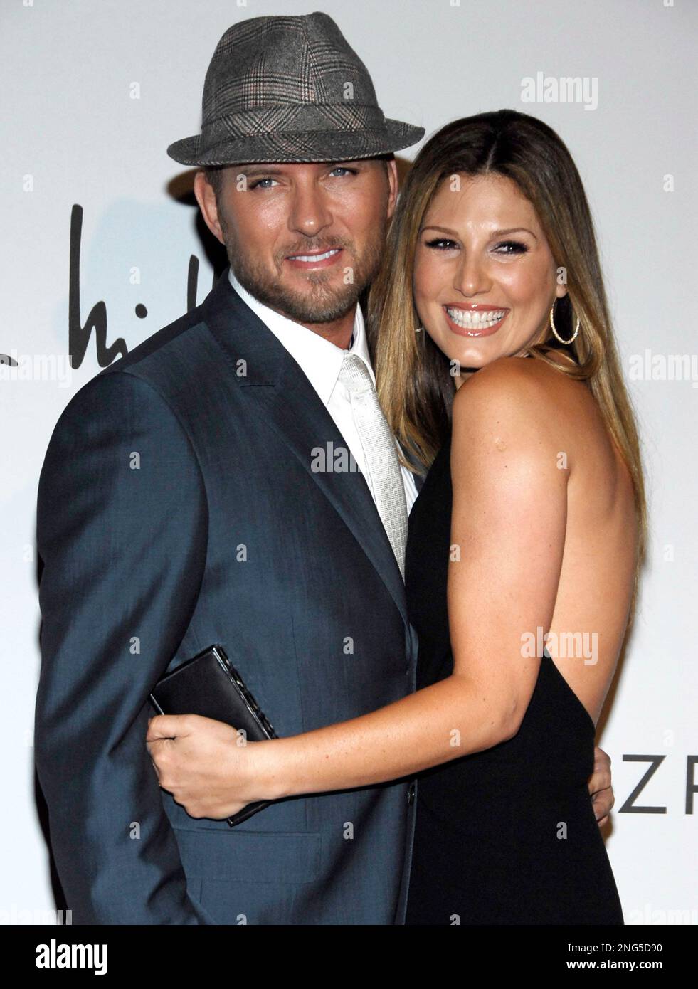 Actress Daisy Fuentes, right, and singer Matt Goss, left, arrive at the ...