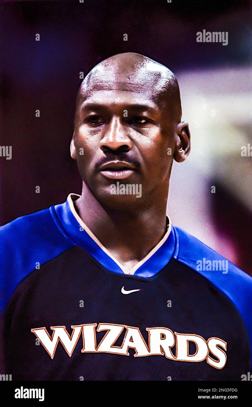 Basketball NBA Michael Jordan, Wahington Wizards in 200 Stock Photo - Alamy