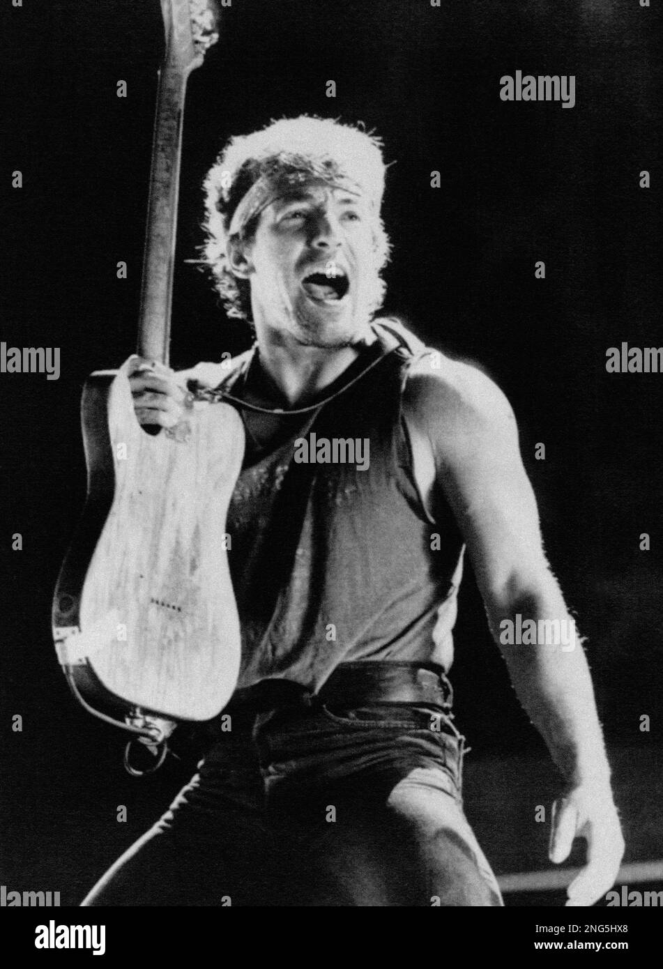 American rock star Bruce Springsteen knocks a Japanese audience dead ...