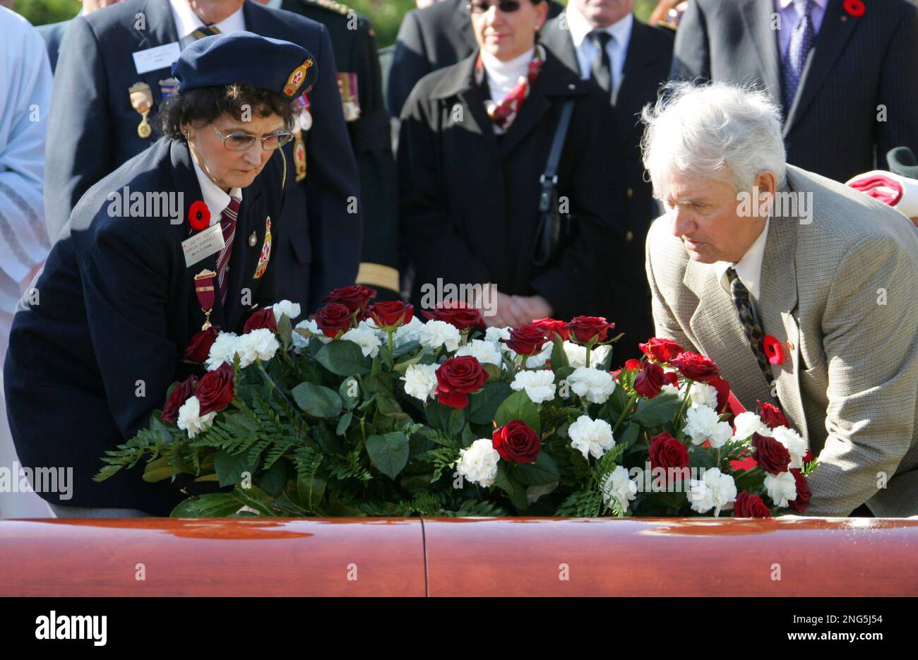 Doreen Bargholz, left, and her brother Herbert Arthur Peterson, the ...