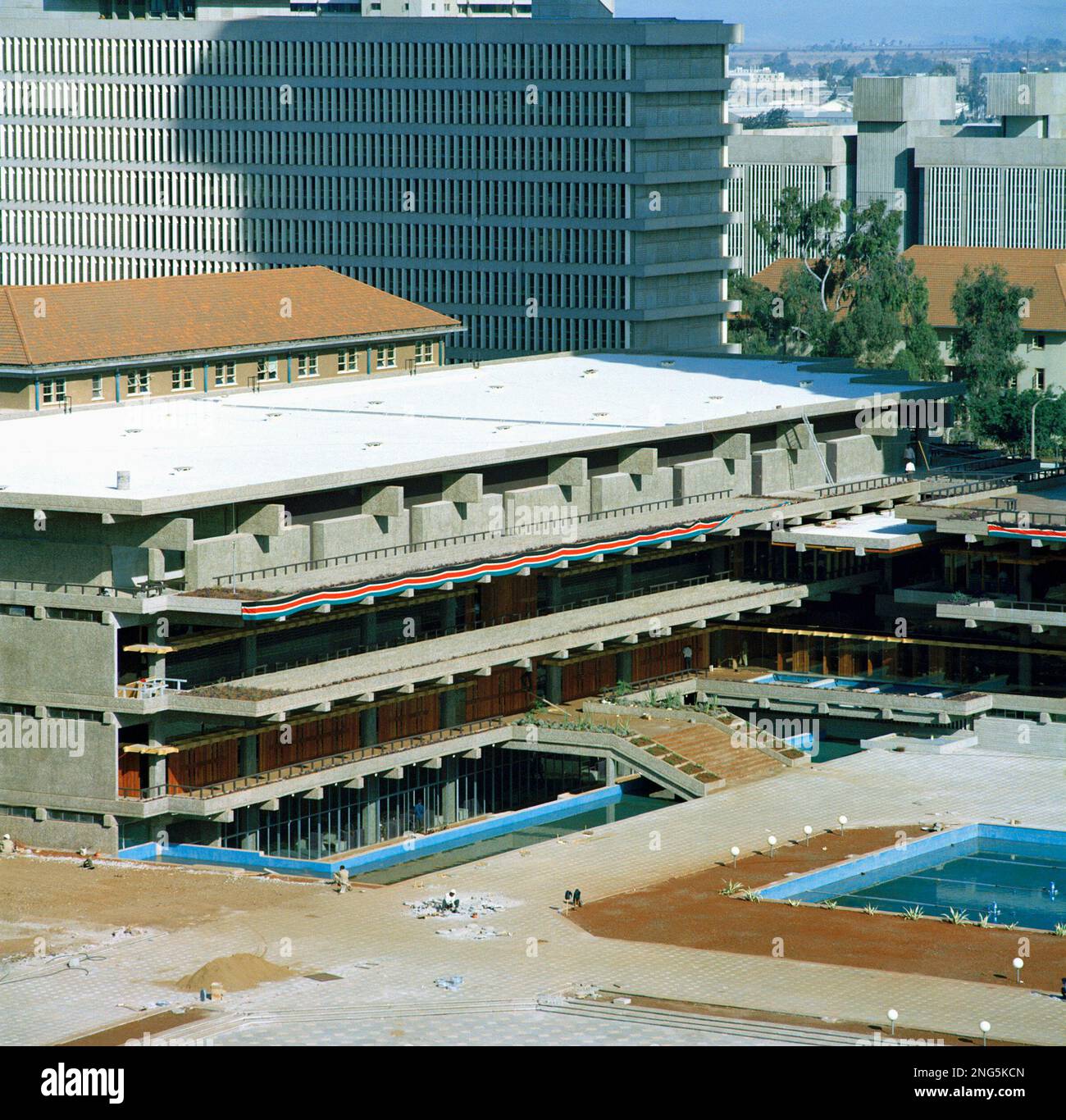 Africa's highest building, Kenyatta conference center in Nairobi, Kenya ...