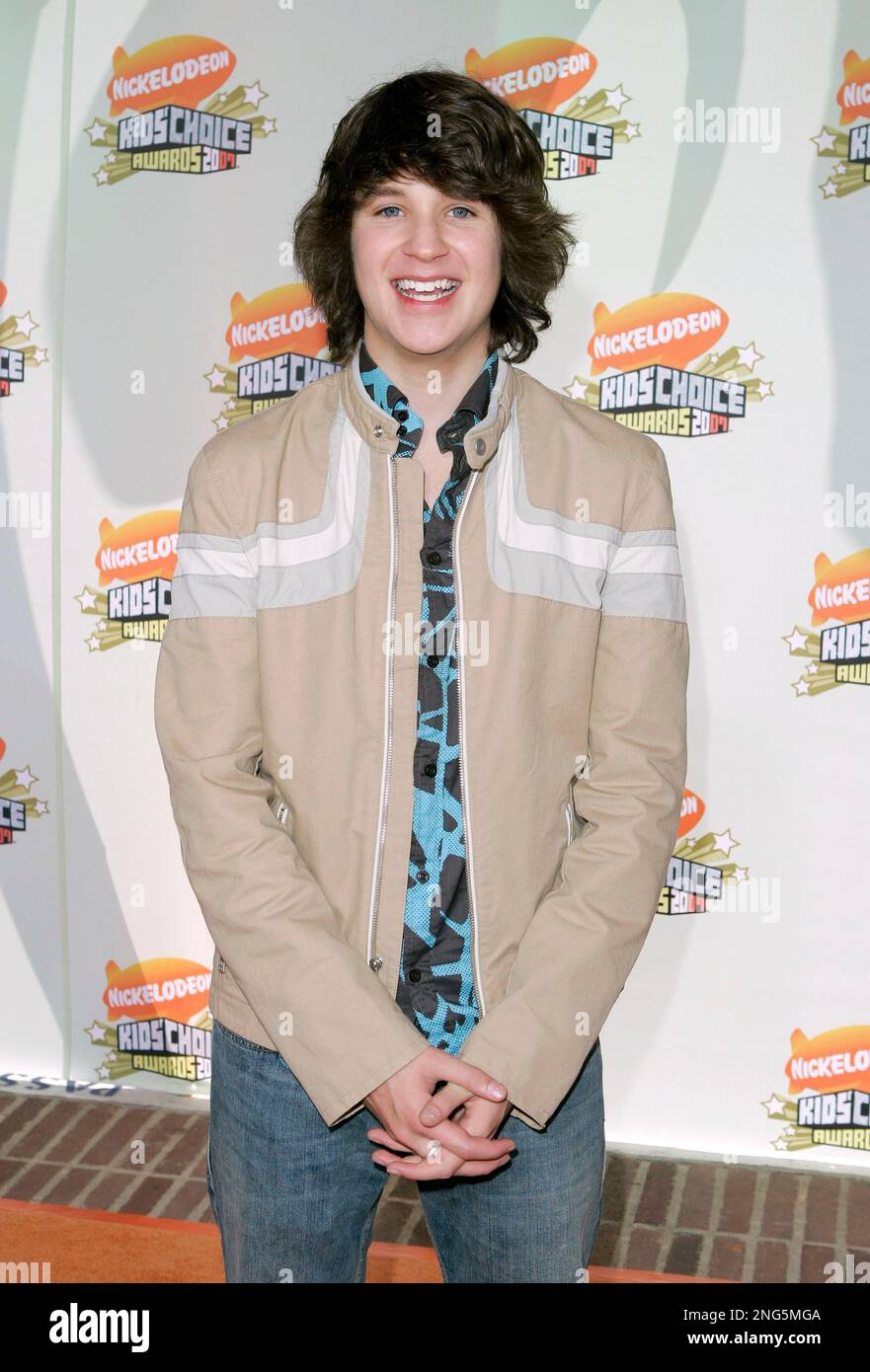 Actor Devon Werkheiser arrives at the 20th Annual Kids' Choice Awards ...