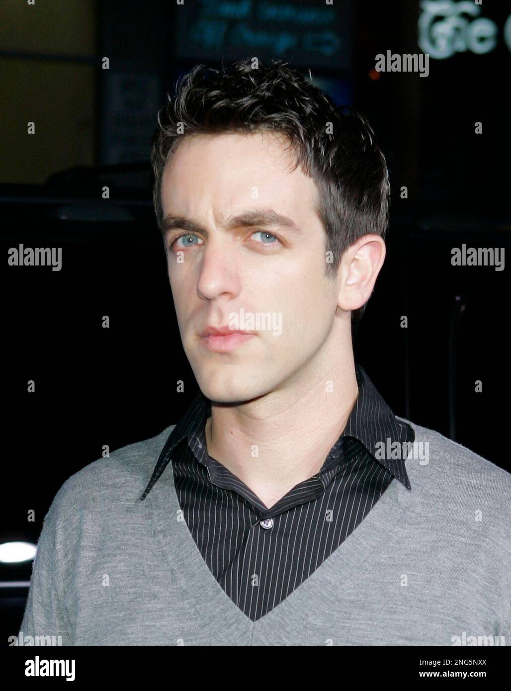Actor B.J. Novak as he arrives at the Los Angeles premiere of "Blades ...