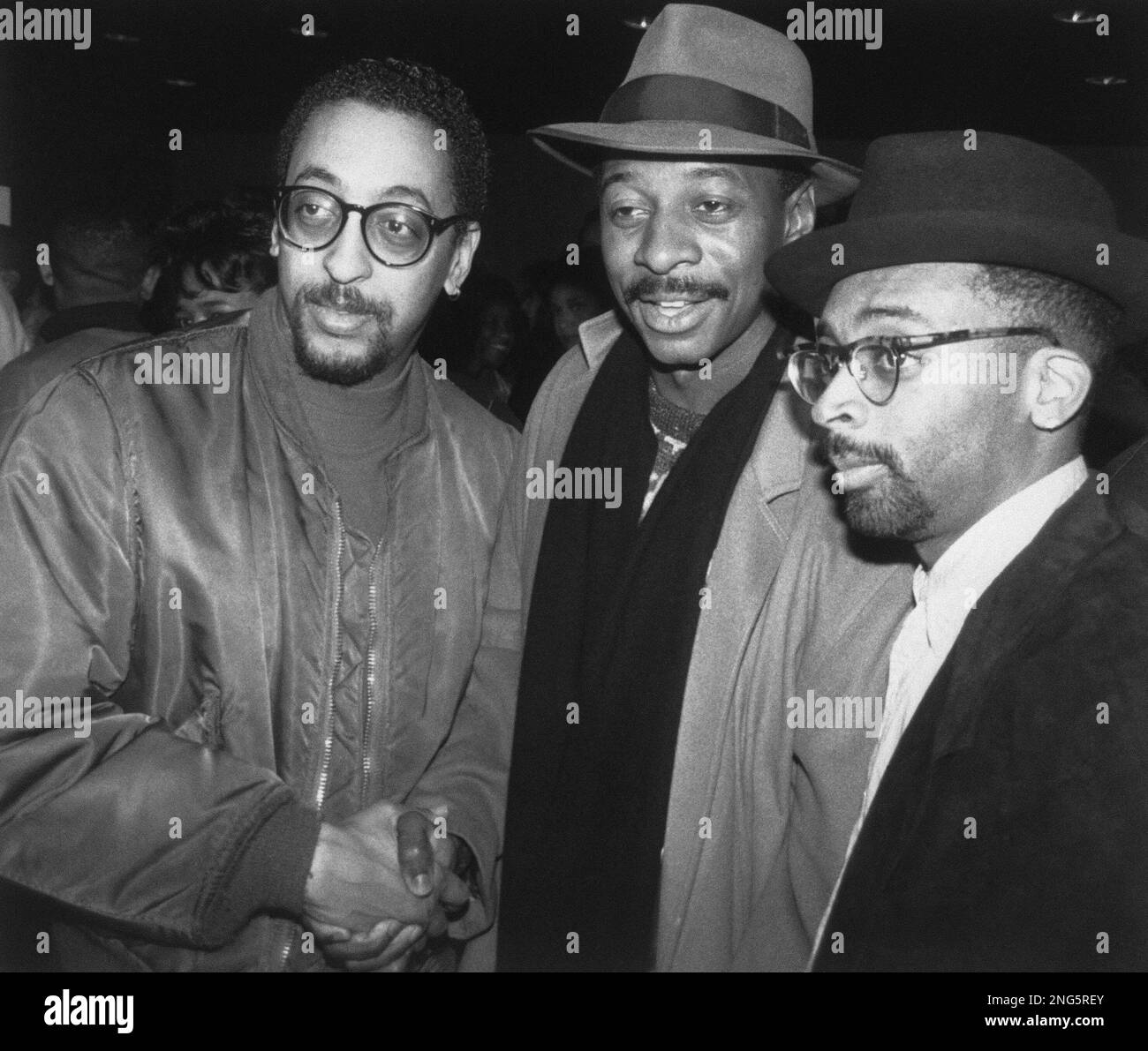 Actor/dancer Gregory Hines, actor/comedian/producer Robert Townsend and ...