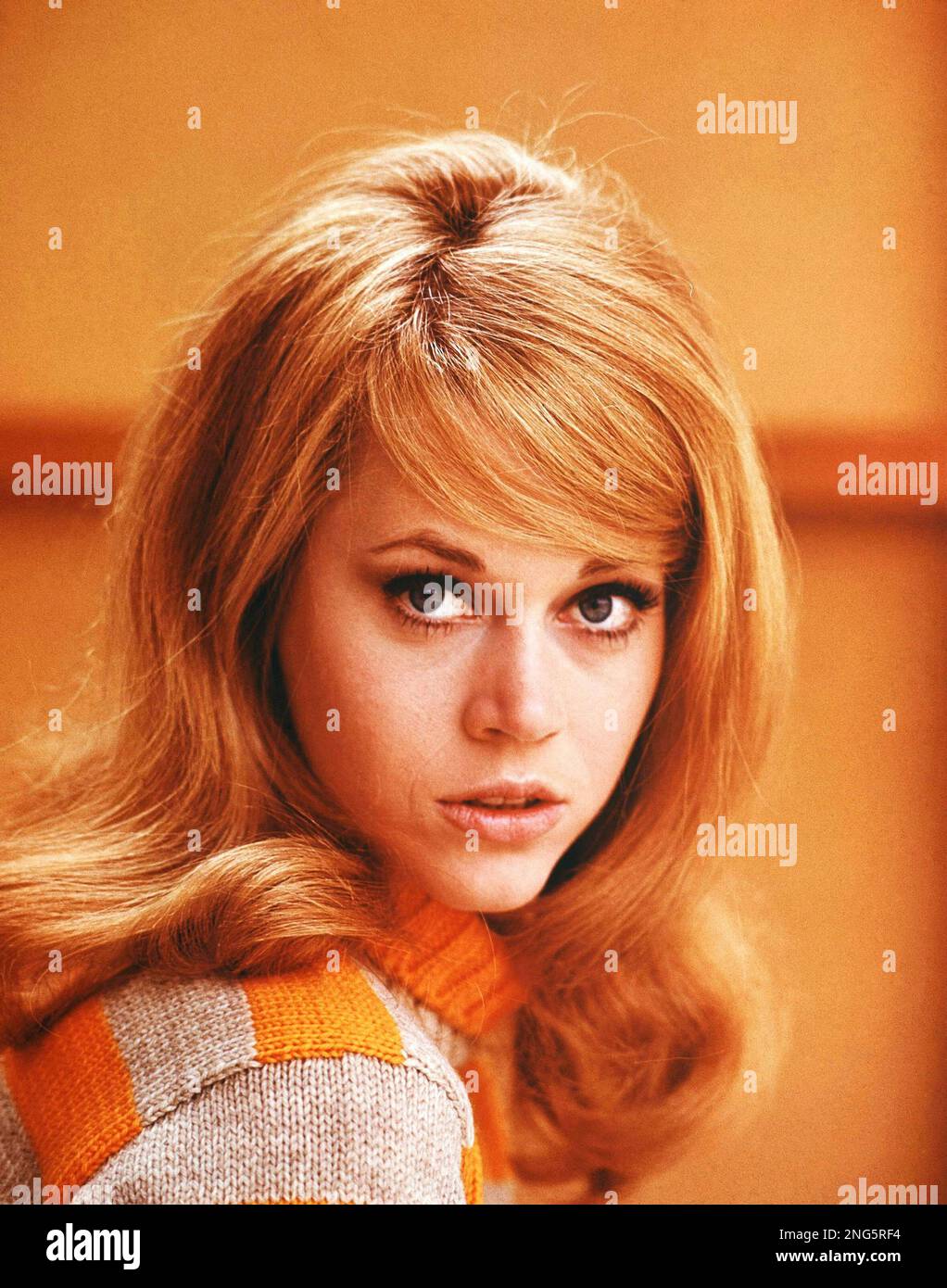 Jane Fonda as a young woman in 1965. (AP Photo Stock Photo - Alamy