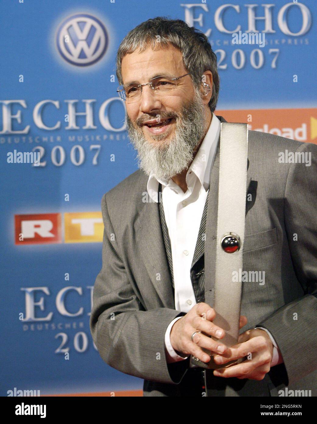 British singer Yusuf Islam formerly known as Cat Stevens poses for the ...