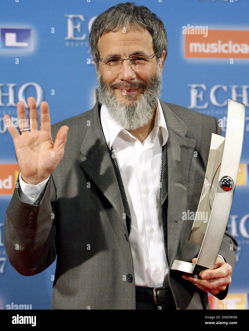 British singer Yusuf Islam formerly known as Cat Stevens poses for the ...