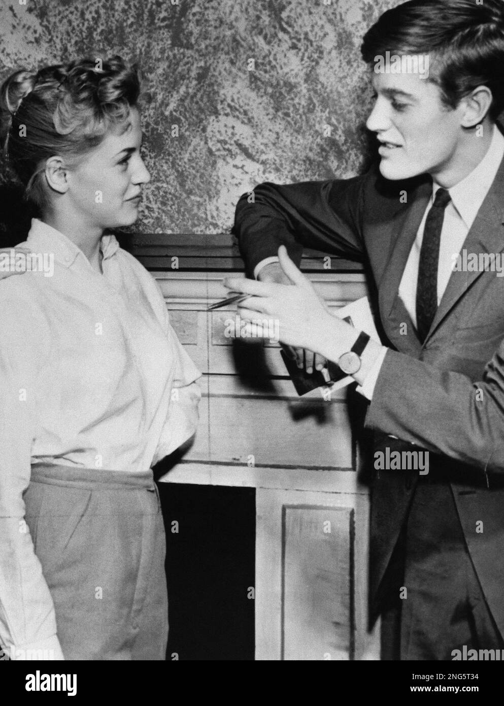 Virginia Baker, former wife of young millionaire Eugene (Stormy ...