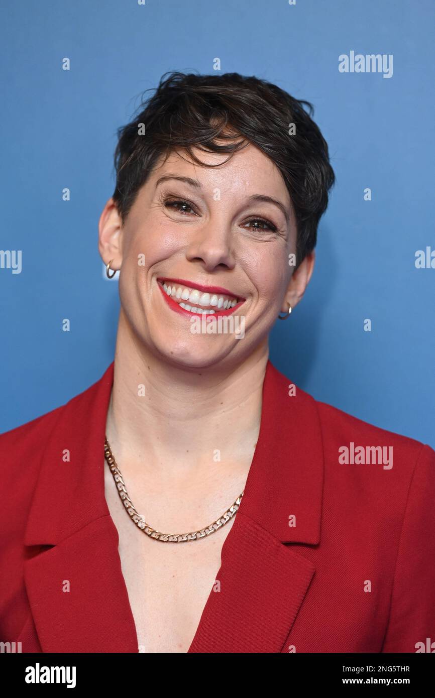 London, UK. 17 February 2023. Suzi Ruffell attending the The National ...