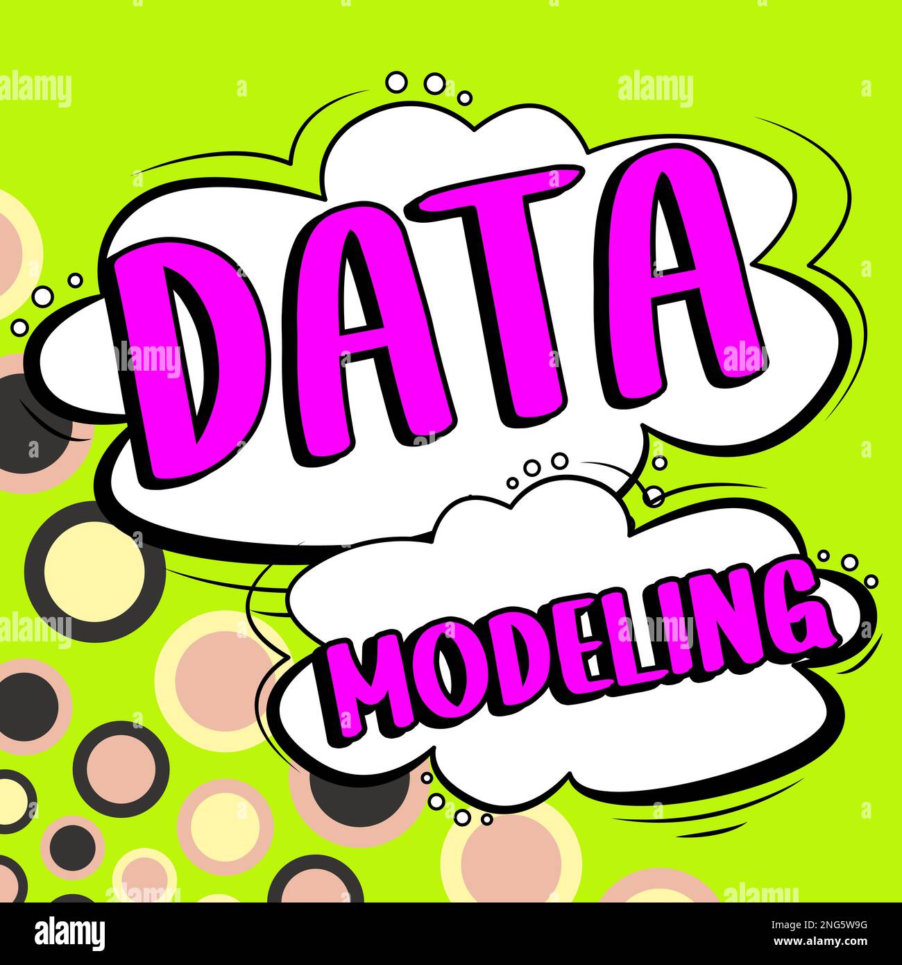 Text caption presenting Data Modeling. Concept meaning process of ... Text caption presenting Data Modeling. Concept meaning process of ...