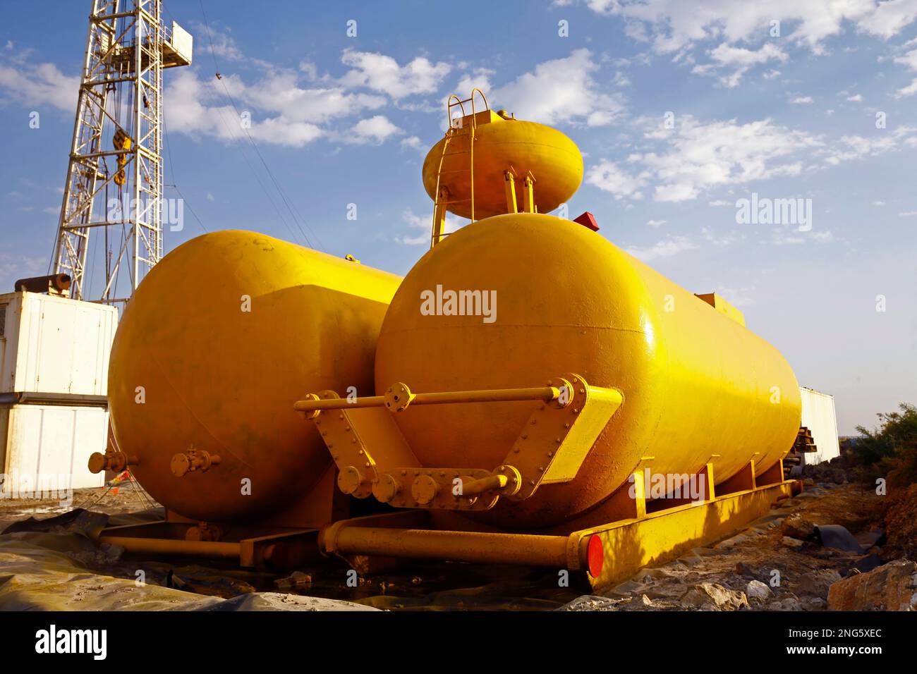 The oil tank Stock Photo - Alamy