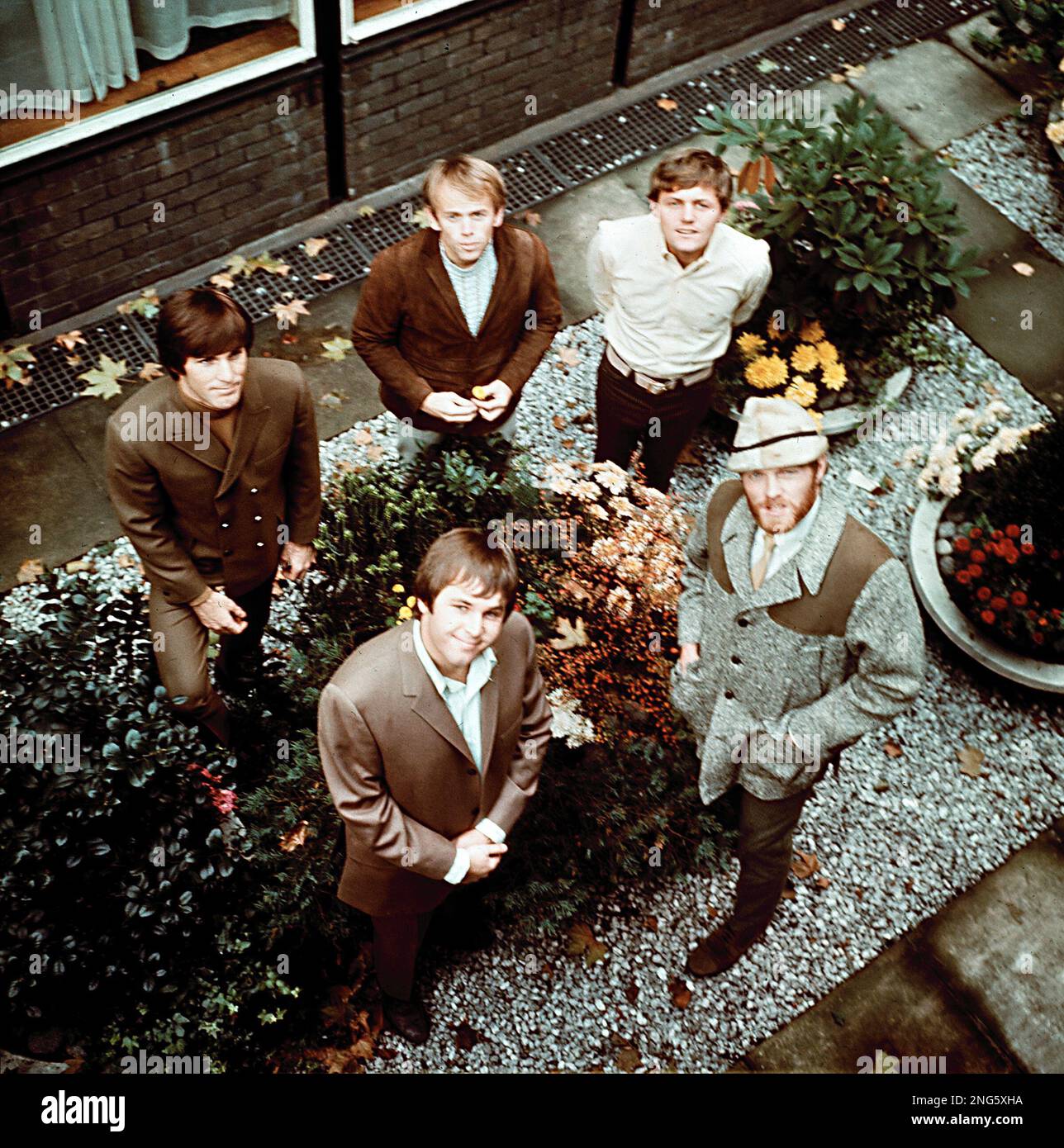 The rock and roll band the Beach Boys shown in London, Nov. 1966 ...